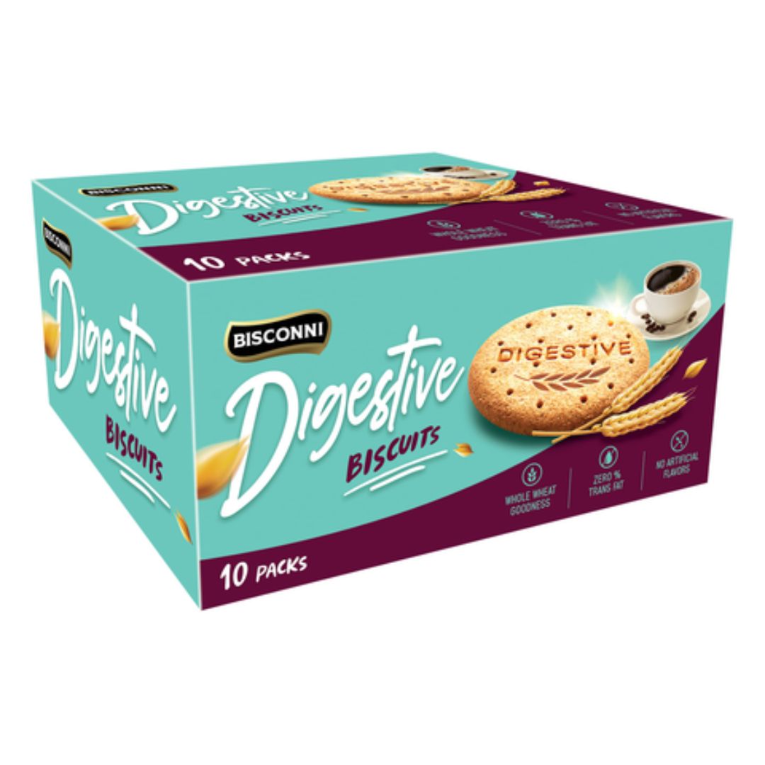 Bisconni Digestive High Fiber Biscuits Box (10 Pcs) – Lahore Basket