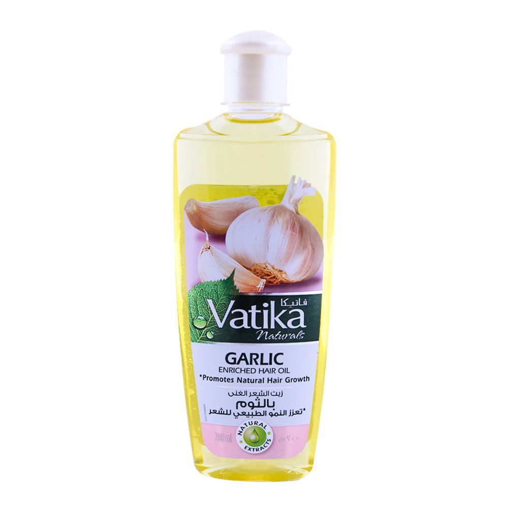 Dabur Vatika Garlic Enriched Promotes Natural Groth Hair Oil 100 ml ...