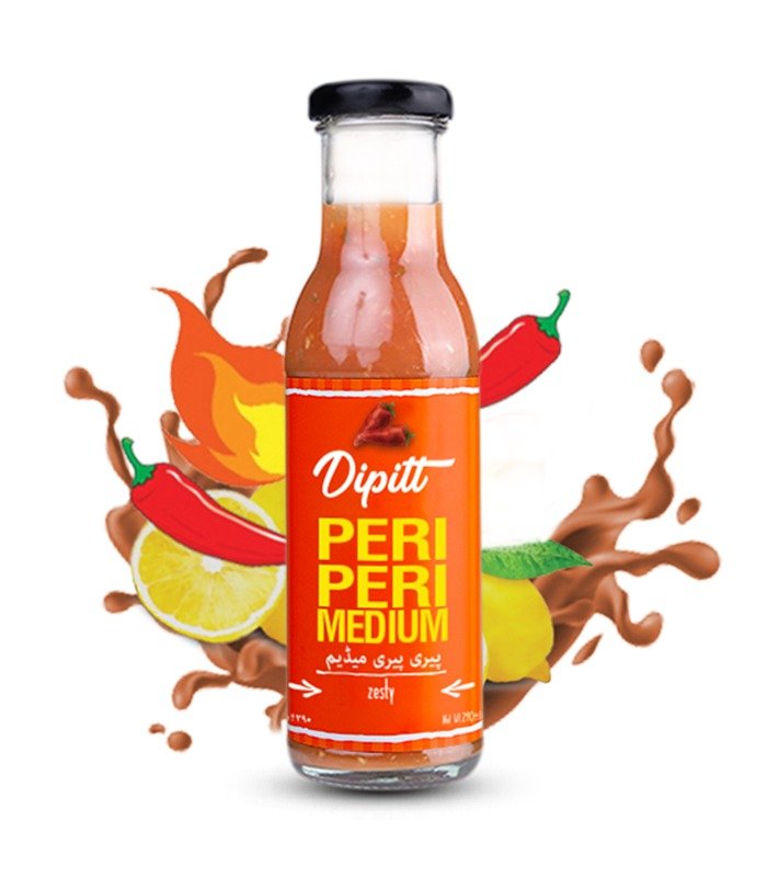Dipitt Peri Peri Hot Sauce 290 gm – Lahore Basket