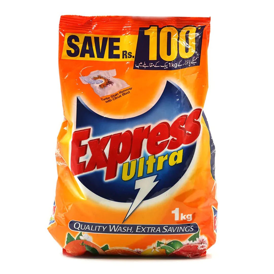 Express Ultra Detergent Powder 1 kg – Lahore Basket
