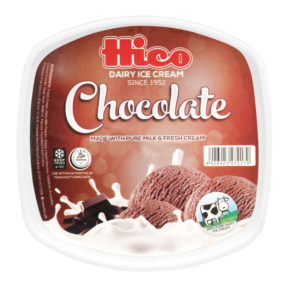 Hico Chocolate Ice Cream 1.5 Liter – Lahore Basket