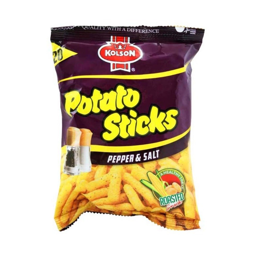 Kolson Potato Sticks Pepper & Salt 38 gm – Lahore Basket