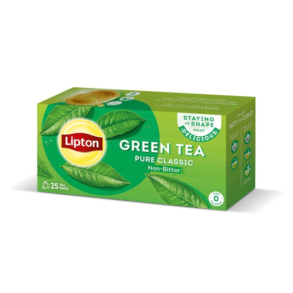 Lipton Green Tea Pure Classic 25 Tea Bags – Lahore Basket