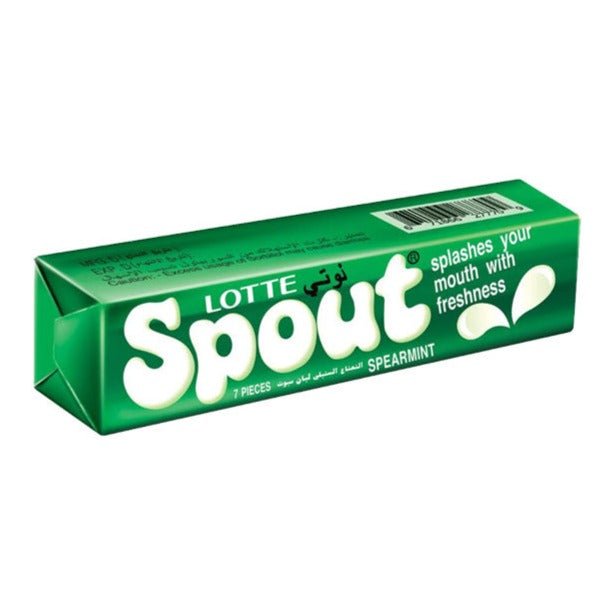 Lotte Spout Spearmint Chewing Gum 23.8 gm – Lahore Basket