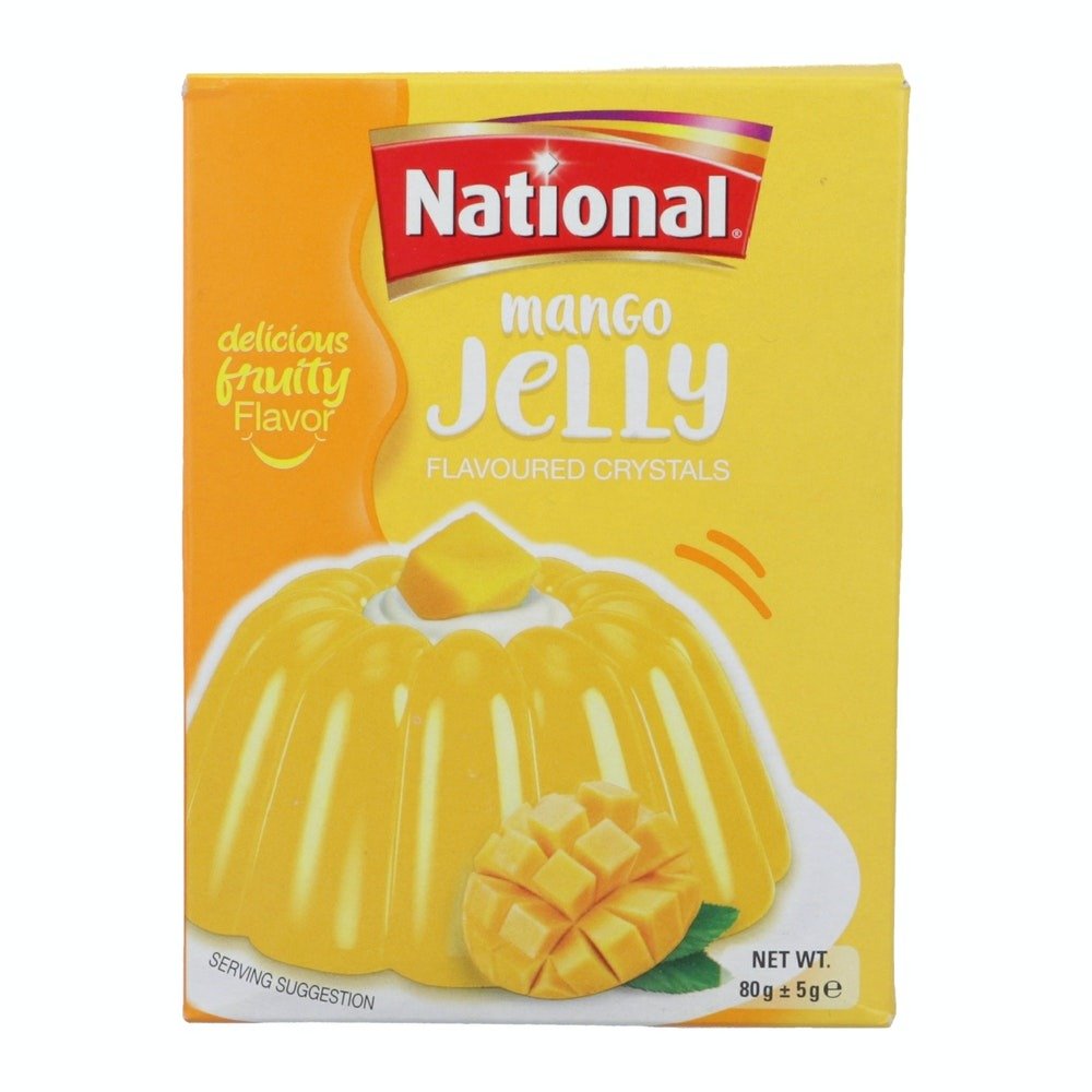 National Mango Flavoured Crystal Jelly 80 gm – Lahore Basket