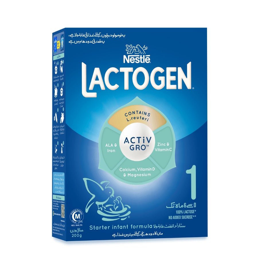 Nestle Lactogen 1 Active Gro 200 gm – Lahore Basket