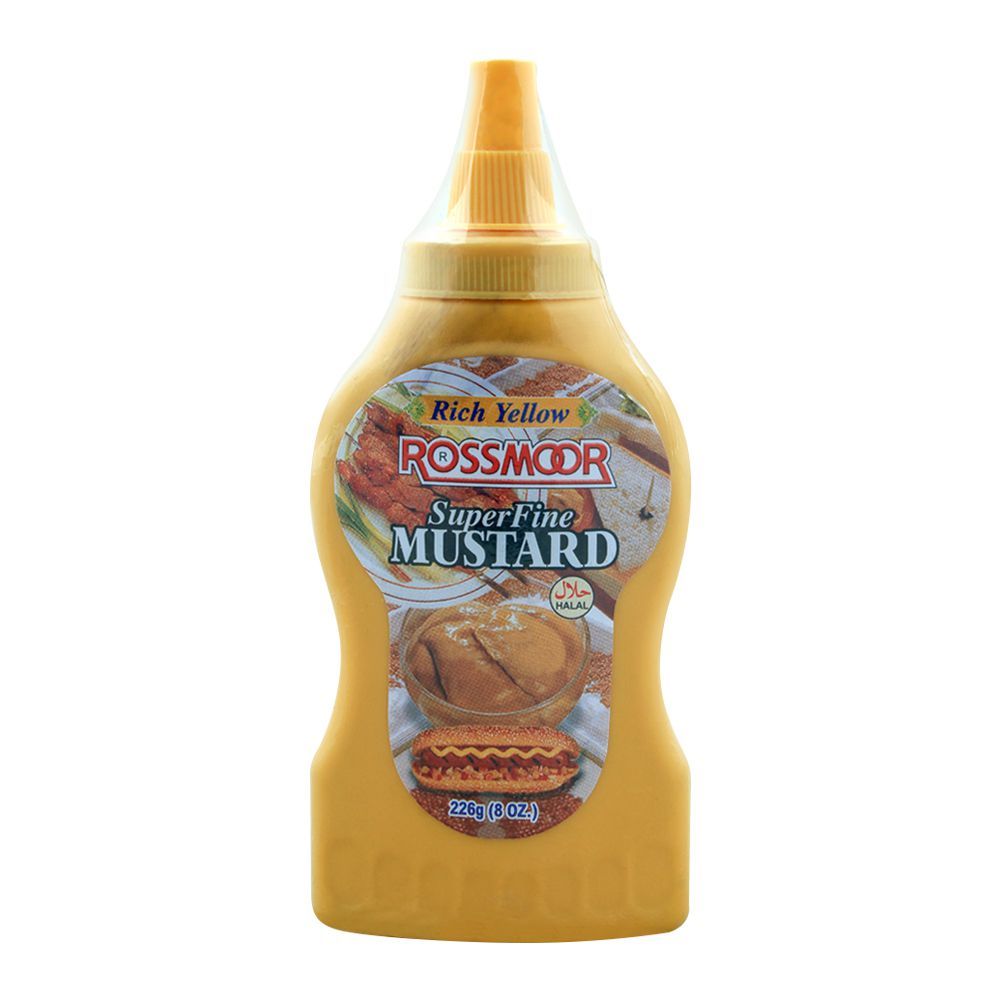 Rossmoor Rich Yellow Mustard Paste 226 gm – Lahore Basket