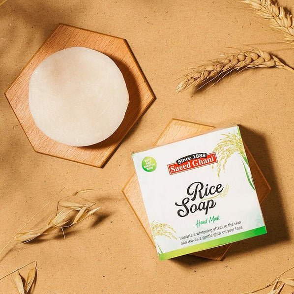 Saeed Ghani Rice Handmade Soap 100 gm – Lahore Basket