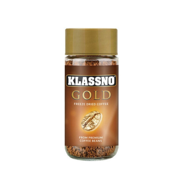 Klassno Gold Freeze Dried Coffee Glass Jar 100g – Lahore Basket